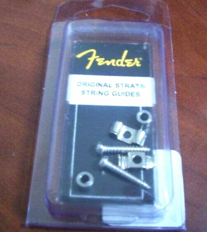 New 2 Fender String Trees - Chrome - 0994910000 - Guitar | eBay