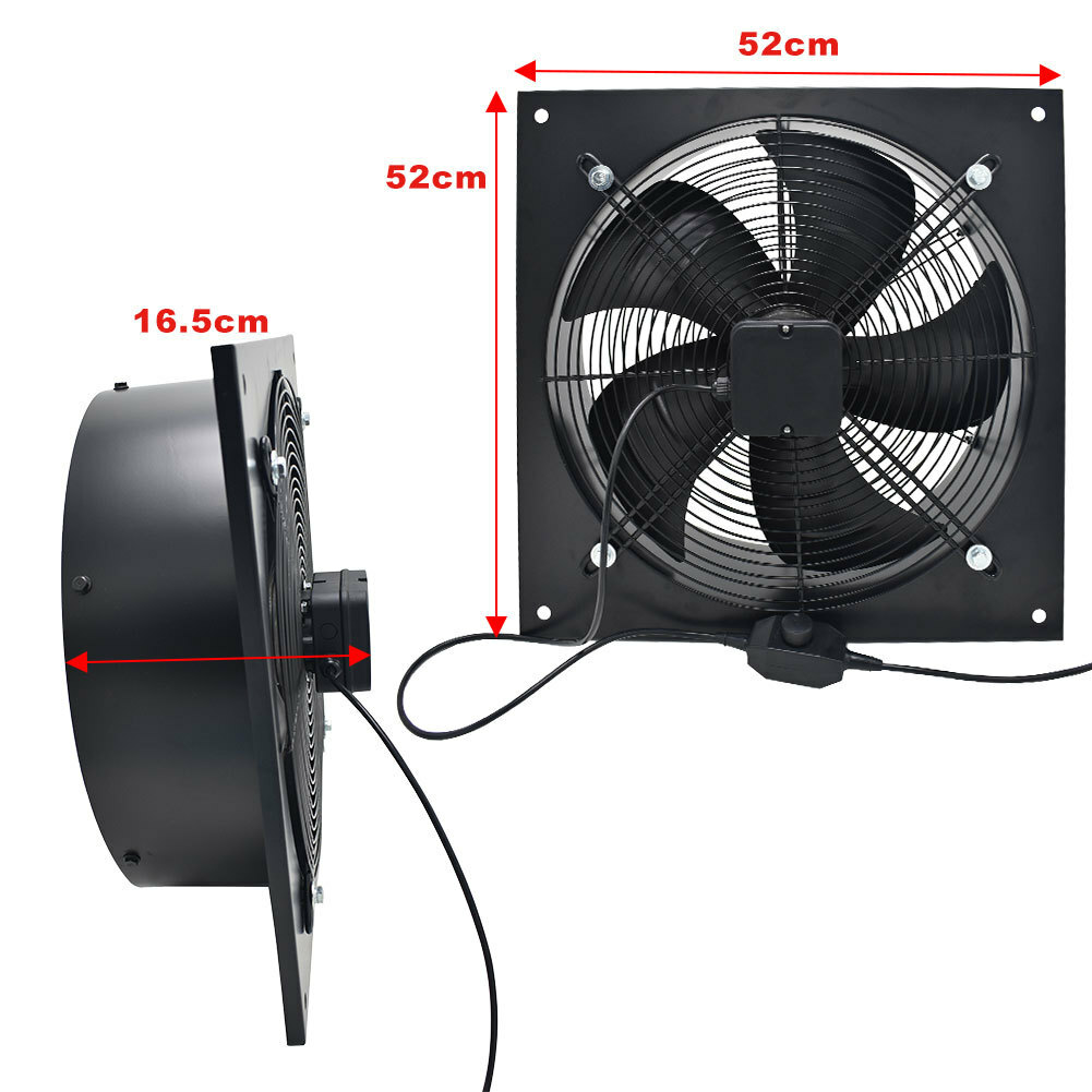 8/10/12/14/16/18/20/24inch Industrial Extractor Fan Air Exhaust ...