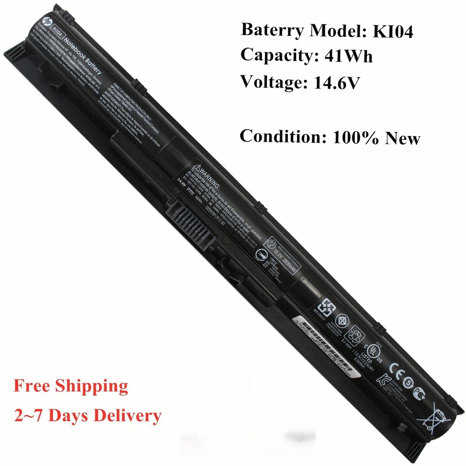 OEM K104 KI04 Battery For HP Pavilion 14/15/17-AB000 HSTNN-LB6S 800049 ...