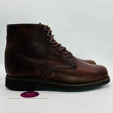 Frye Berwick 87430 Mens 7 Lace up Ankle BOOTS Vibram Sole Cognac. Read ...