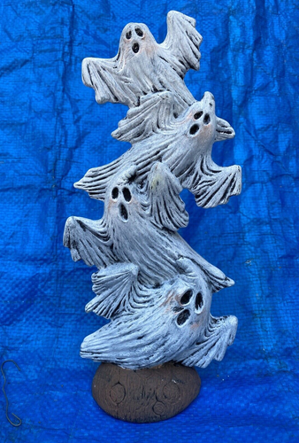 Vintage Ceramic Holland Mold Halloween Ghost Figurine Plaster Well ...