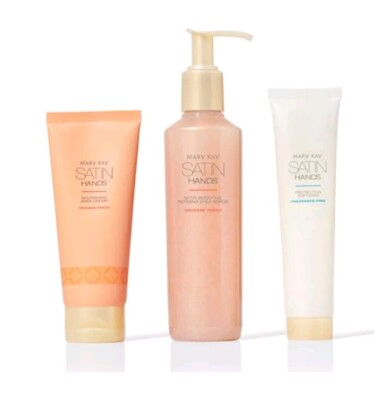 Mary Kay Satin Hands Pampering Set Orchard Peach Geschenkset Handpflege ...
