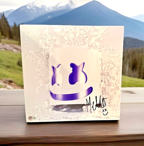 MARSHMELLO SIGNED Shockwave LIMITED EDITION PURPLE Vinyl Album BAS ...