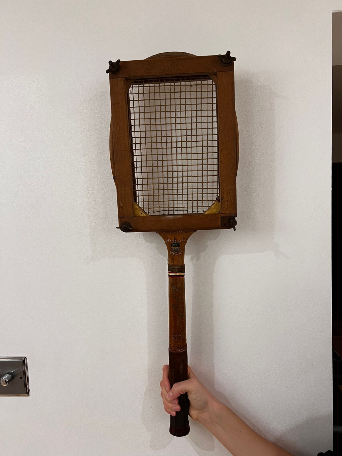 Vintage Retro Wooden Tennis Racket Slazenger, Dunlop, Professional ...