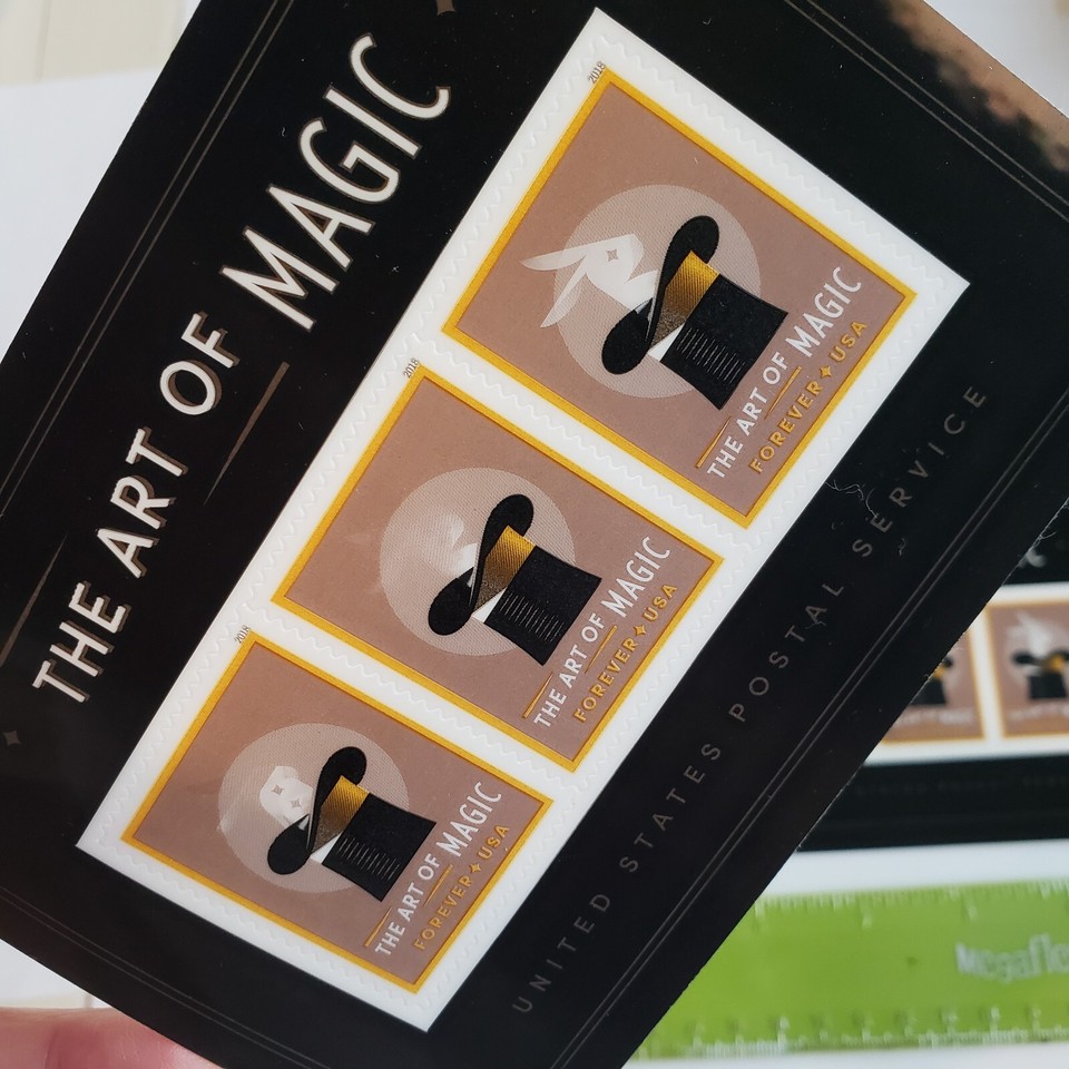 2018 Forever Postage Stamps - Art of Magic - HOLOGRAM Vanishing Rabbit ...