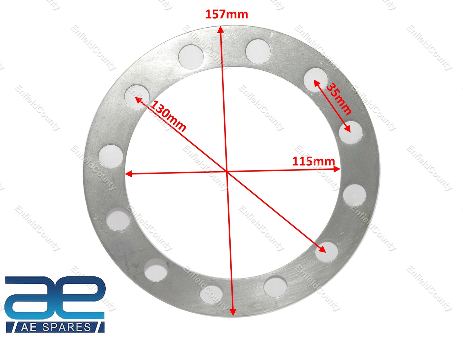 Rear Axle Shim 0.5mm Steel Made for Massey Ferguson 135 140 148 240 ...
