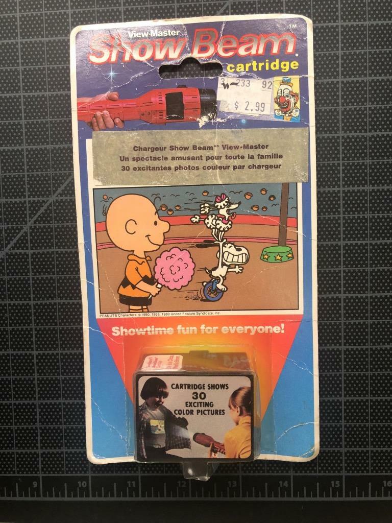 Vintage Charlie Brown View-Master SHOW BEAM Projector CARTRIDGE Old ...