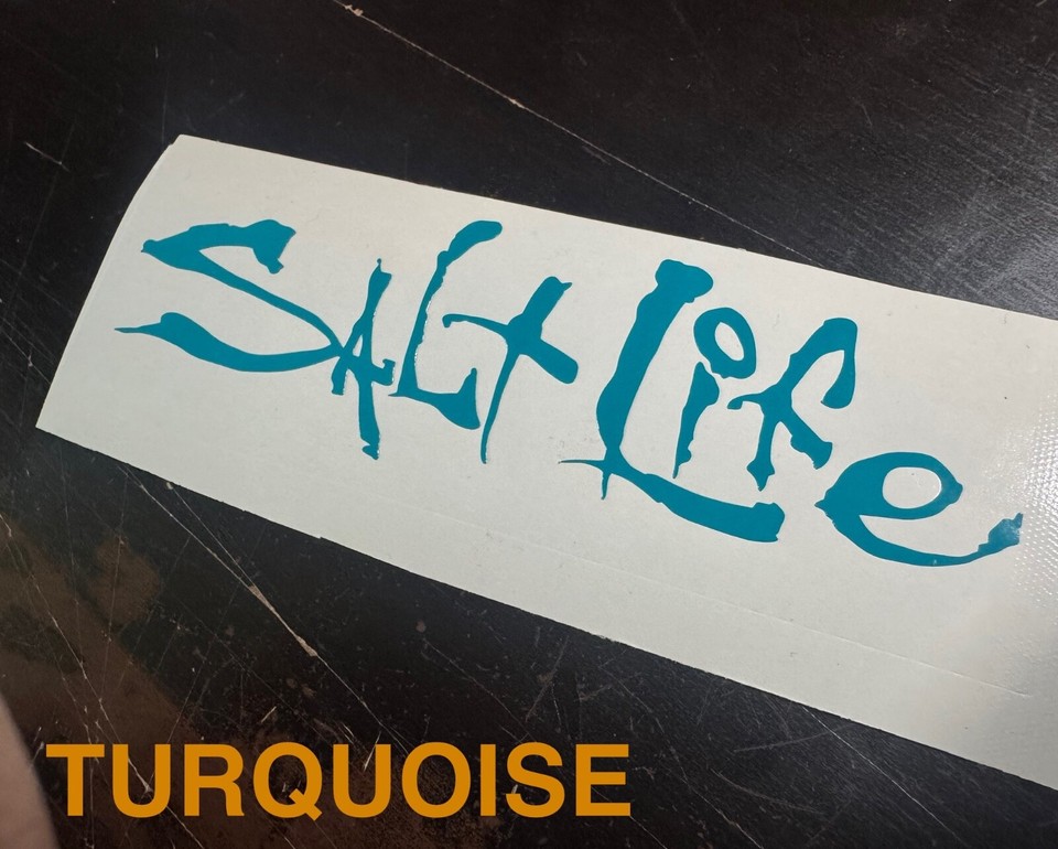 Salt Life Signature v2 Vinyl Decal Sticker - Die Cut watersports ...