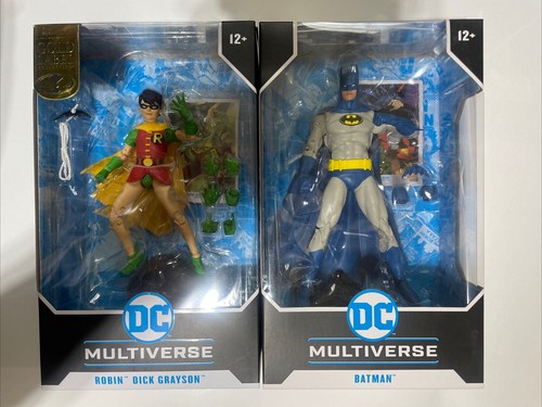 McFarlane DC Rebirth Robin DICK GRAYSON Gold Label & Nightfall Batman ...