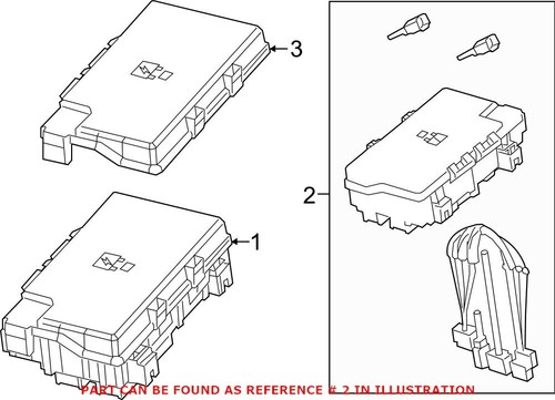 Genuine OEM Fuse and Relay Center for RAM 68398184AC | eBay
