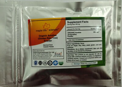 ORGANIC Amaltas Powder Aragvadha Golden rain tree No fillers High ...