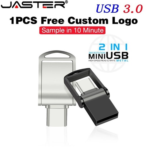 Mini Flash Drive USB Memory Stick USB 3.0 Pen OTG Type C 16GB 32GB 64GB ...