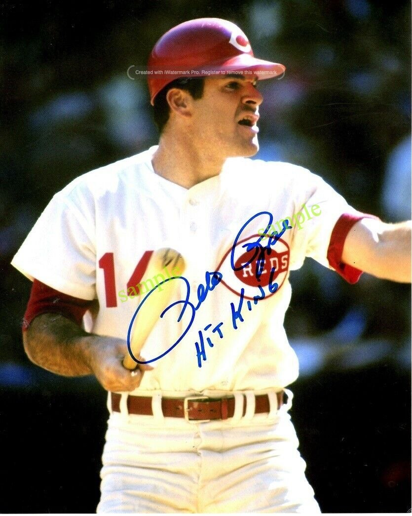 PETE ROSE #2 REPRINT 8X10 PHOTO SIGNED AUTOGRAPHED PICTURE MAN CAVE ...