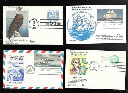 US FDC FIRST DAY COVERS COLLECTION 1985 POSTCARDS LOT OF 28 | eBay