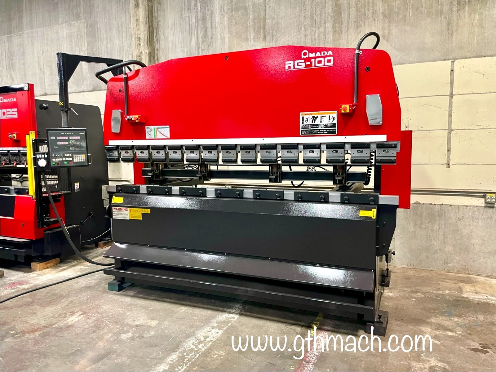 2000 Amada RG-100 CNC Press Brake With NC9-EXII Control | eBay
