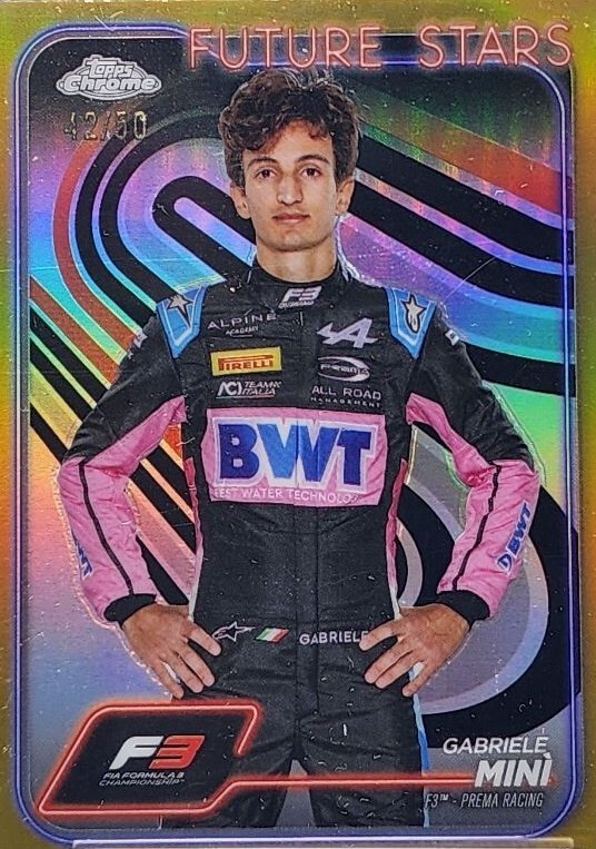 2024 Topps Chrome Formula 1 - F3 Drivers Future Stars Gabriele Mini #44 ...