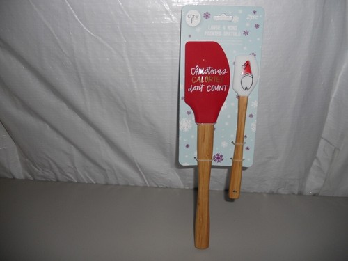 Core Kitchen Large & Mini Pointed Spatula 2 pc. Christmas Santa ...