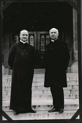 VINTAGE PHOTOGRAPH 1920-30 CHURCH CATHOLIC PRIESTS/FATHERS IOWA ...