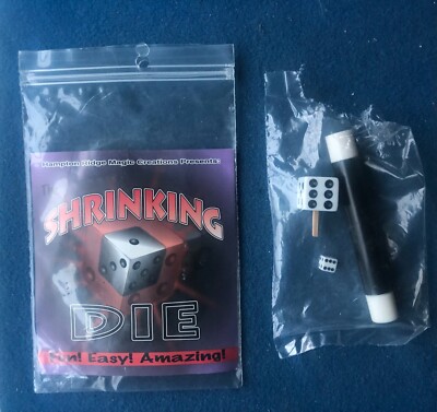 Classic Magic Trick Shrinking Die 1980's New Easy To Do! | eBay