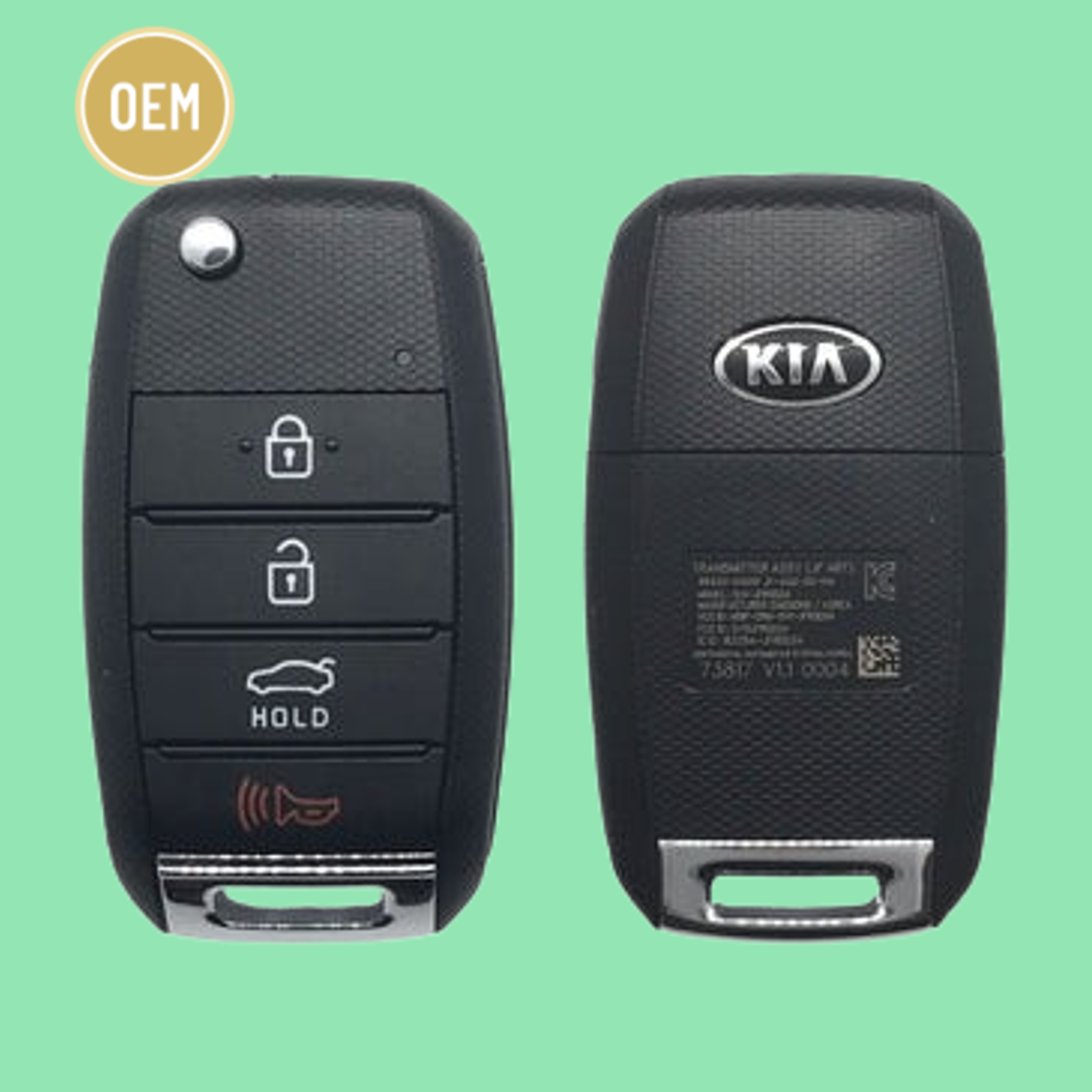 Kia Optima 2016-2020 OEM 4 Button Flip Key SY5JFRGE04 (95430-D4010 ...