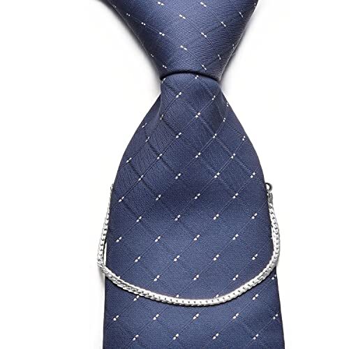 Men's Gold Tie Chain Set Classic 2Pcs Double Chain Necktie Chains ...