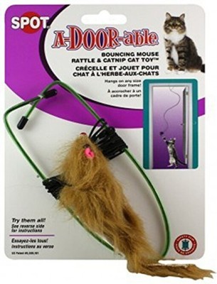 A-Door-Able Bouncing Mouse Rattle and Catnip Toy | eBay