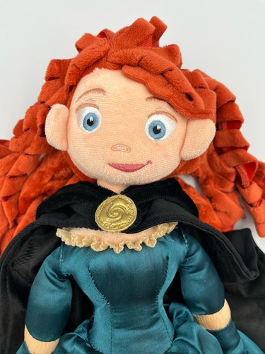 Disney Store Brave Princess Merida Plush Doll Toy 20" Redhead Dress ...