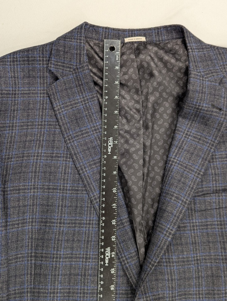 Joseph Abboud Reda Blazer Sport Coat Glenn Check Suit Jacket 100% Wool ...