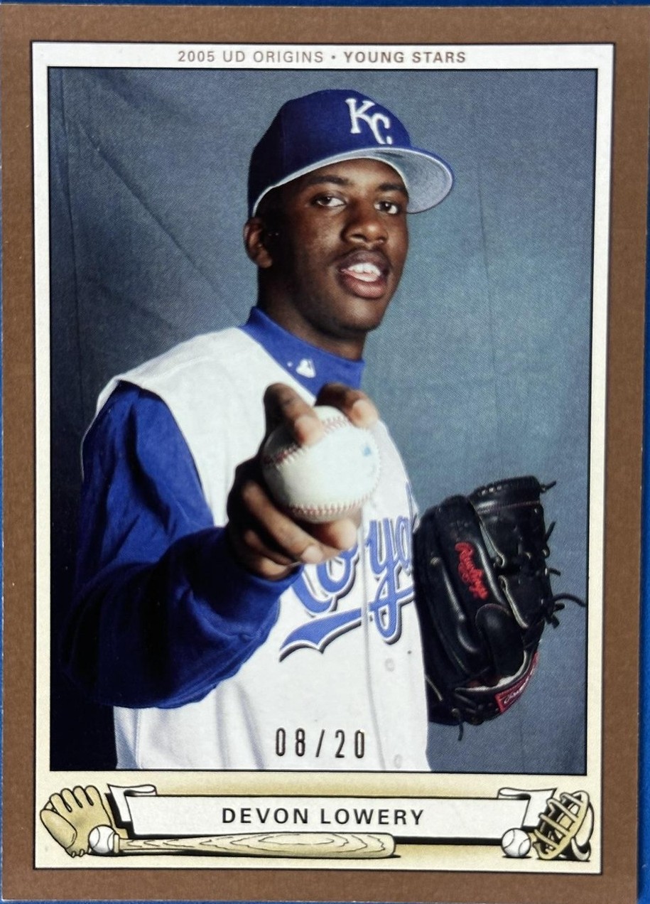 2005 Upper Deck Origins - Young Stars Devon Lowery #221 Gold /20 (RC ...