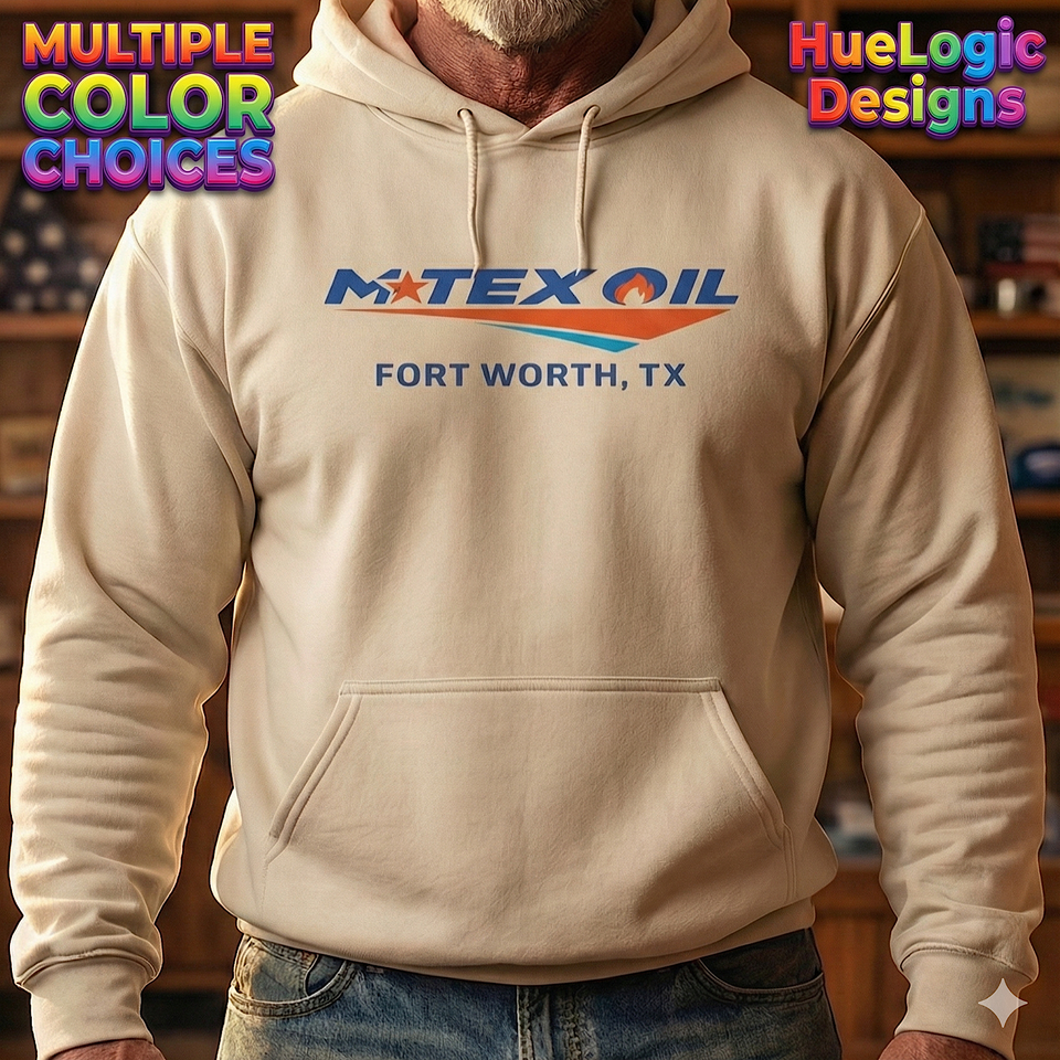 M-Tex Oil Company Fort Worth TX Hoodie Sweatshirt – Landman TV Show ...