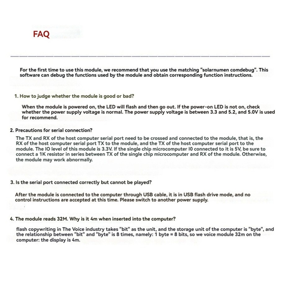 JQ8900-16P Voice Broadcast Module Customized Music Intelligent ...