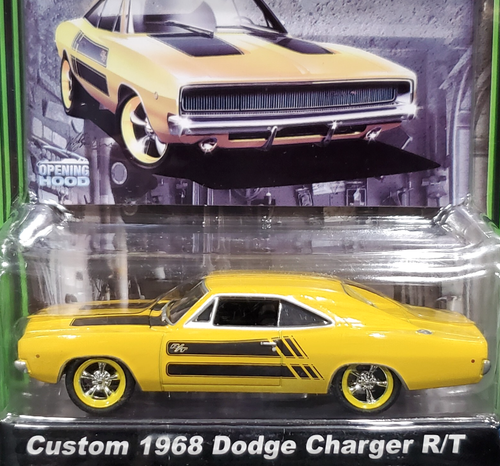 Greenlight 68 1968 Dodge Charger R/T Muscle Car Garage Stock & Custom ...