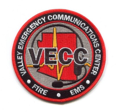 Valley Emergency Communications Center Fire EMS Patch Arizona AZ 911 ...