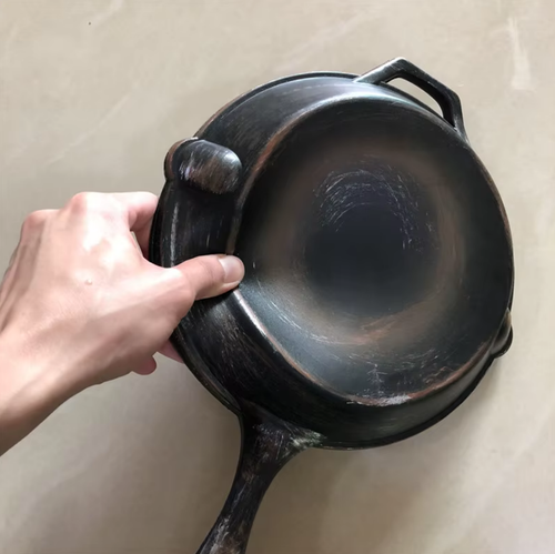 Realistic PU Foam FRYING PAN Prop Tools Halloween Costume Stage Movie ...