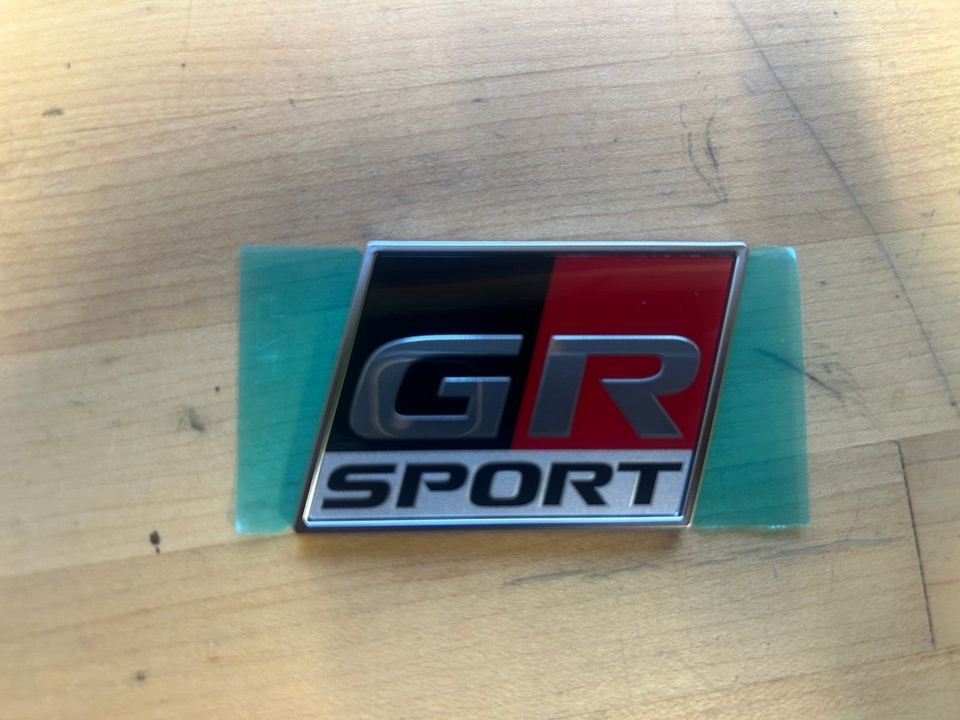Genuine Toyota GR Sport Logo Emblem Badge | eBay UK