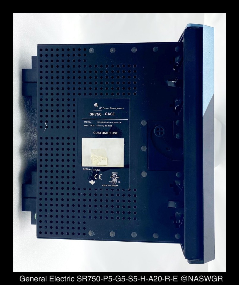 General Electric Multilin SR750-P5-G5-S5-HI-A20-R-E Relay - Tested/1Yr ...