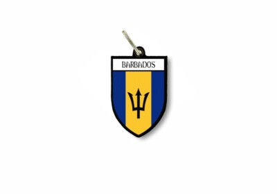 Keychain keys flag collection city coat of arms Barbados | eBay