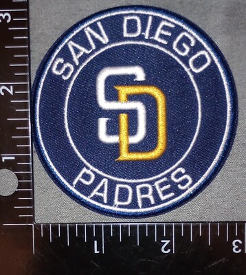 SAN DIEGO PADRES IRON ON PATCH - Navy Blue | eBay
