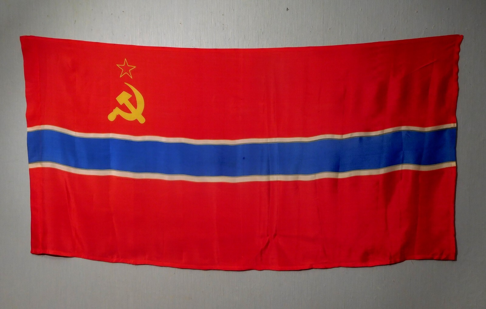 Original Soviet Union Red Flag of the Uzbek SSR Communist USSR 1980s | eBay