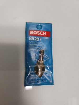 Bosch 85287 1/4" Flush Trimming Router Bit RK18-A T11 | eBay
