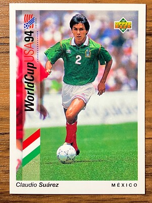 Upper Deck 1993 World Cup USA Soccer Card #85 Claudio Suarez Mexico | eBay