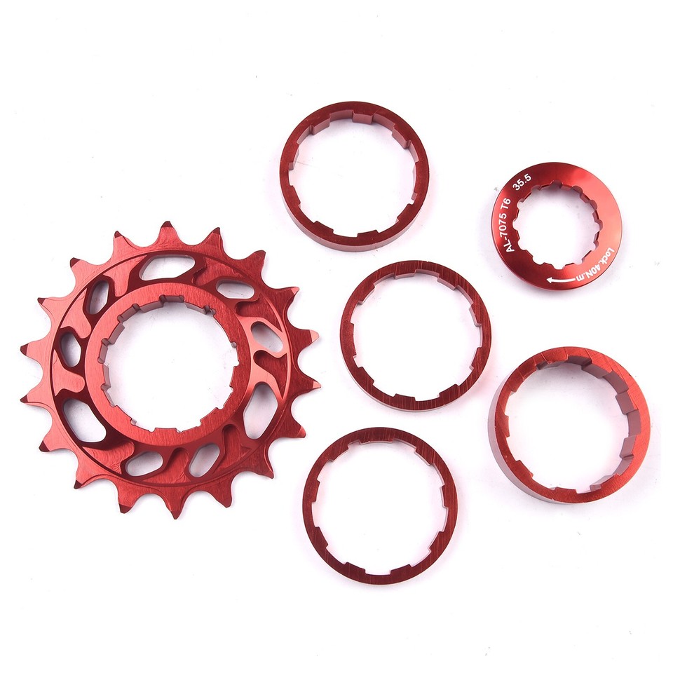 Single Speed Flywheel Conversion Kit 18T Cassette Cog,MTB Road Bike ...