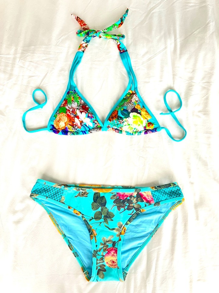 BAKU Slide Triangle Bikini Top Size 10 and Hipster Bikini Bottom Size ...