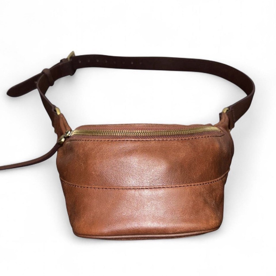 Hobo Jett Chestnut One Size Leather Fanny Pack Brown Adjustable Strap ...