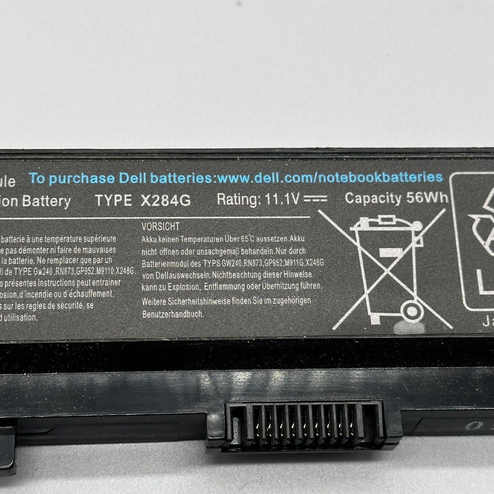 Original Inspiron 1525 1545 X284G RN873 Battery Li-Ion 6-cell 56WH | eBay