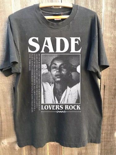 Sade Lovers Rock Album Charcoal Short Sleeve Unisex T shirt For Men ...