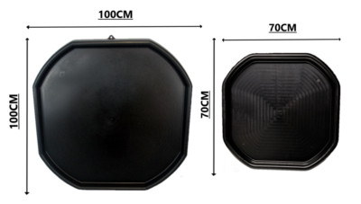 mini & large cement mortar mixing tray plastering spot black plastic ...