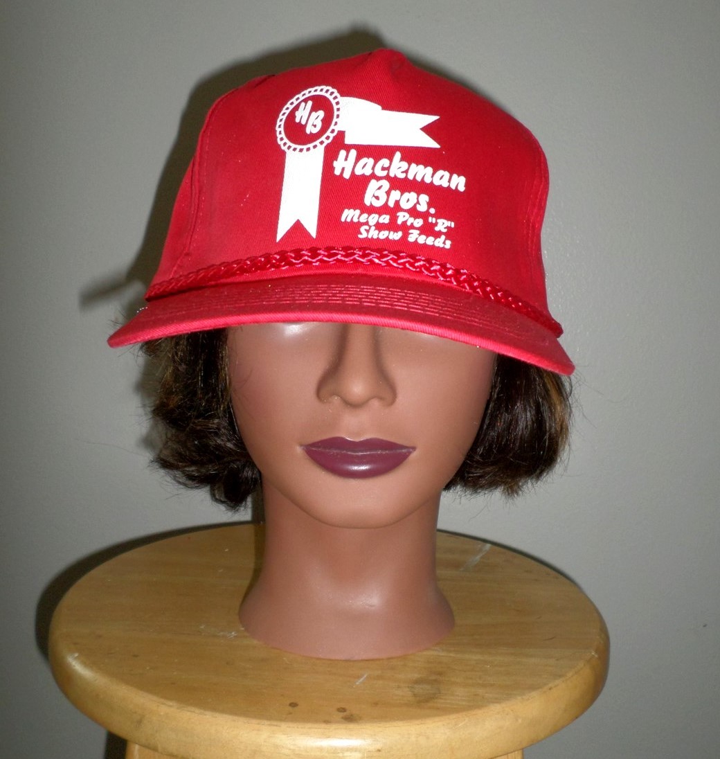 HACKMAN BROTHERS snapback cap Show Feed hat Indiana animals & farming ...