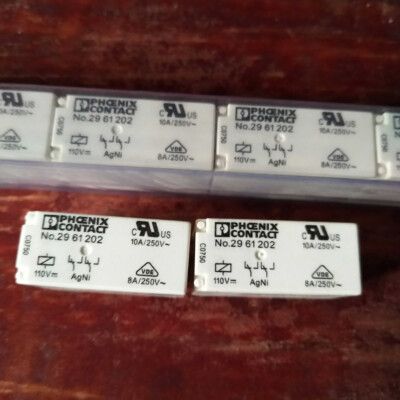 5Pcs Phoenix Contact No.2961202 Power Relay 110V 10A Replace RT424110 ...