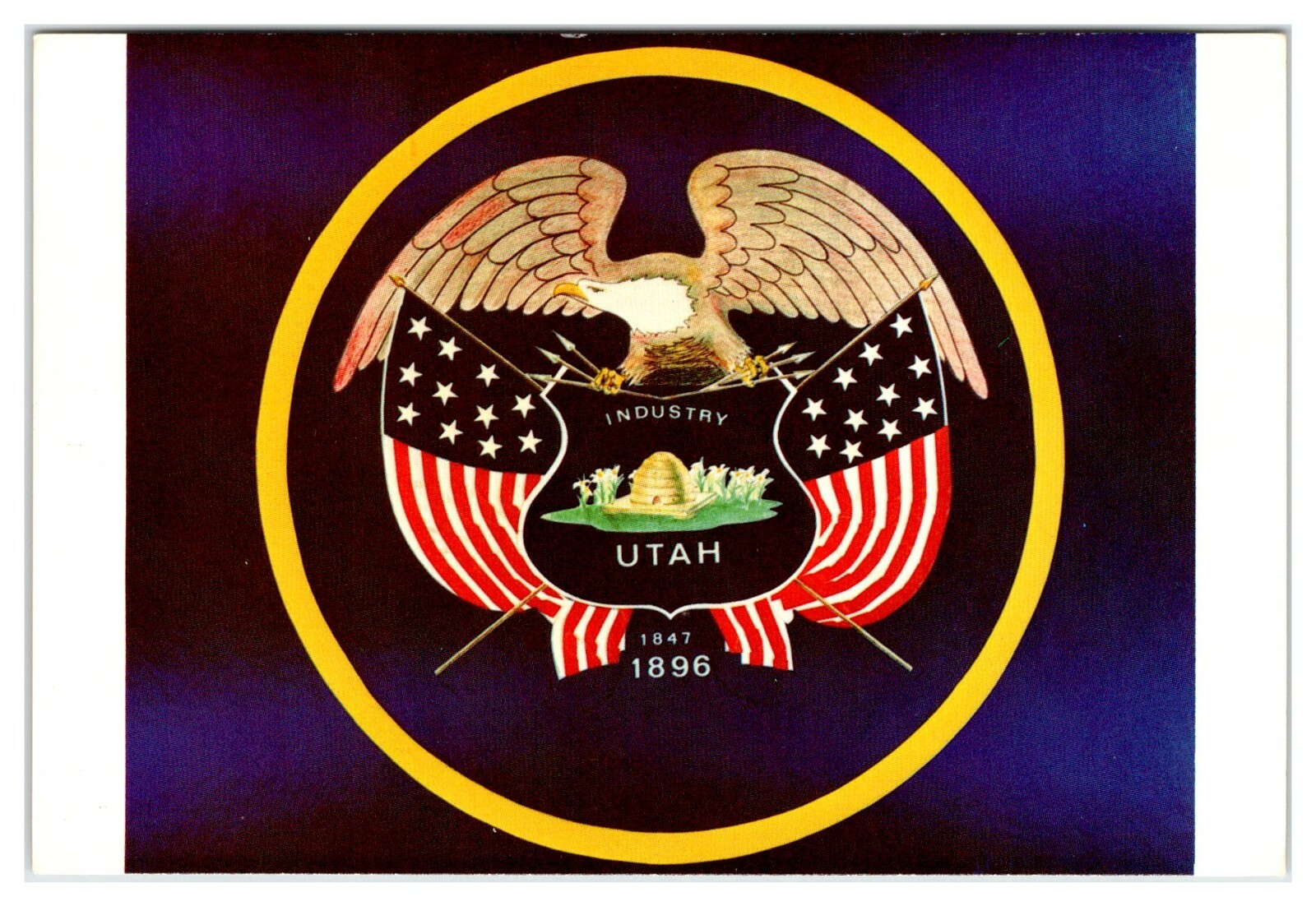 Utah State Seal Unused Vintage 4x6 Postcard EB320 | eBay